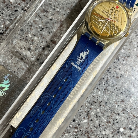 SwissGear | Wearables | Rare Vintage Swatch Watch Sebastian Coe Moscow ...